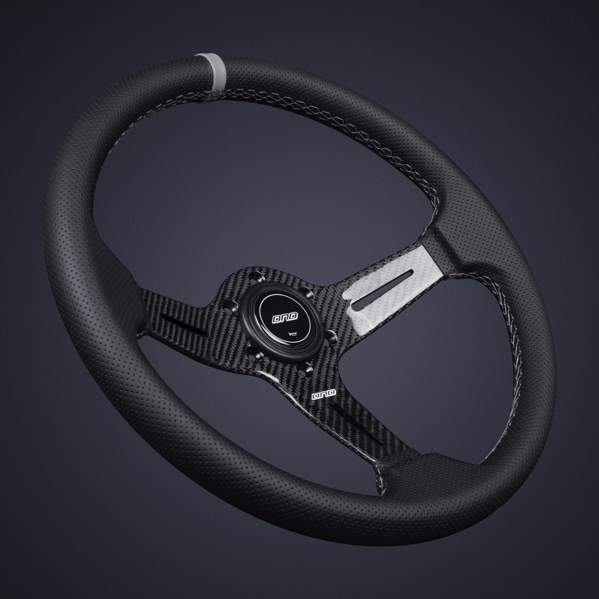 DND Performance Interior Carbon Fiber Perforated Leather Race Wheel ...
